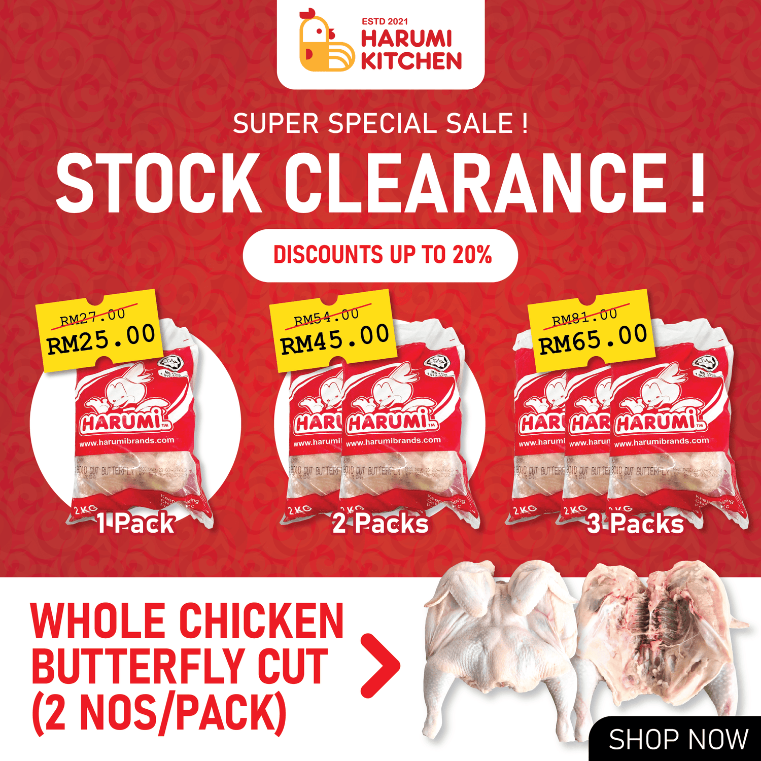 Harumi Fresh Halal Chicken - Delicious Frozen Halal Meals